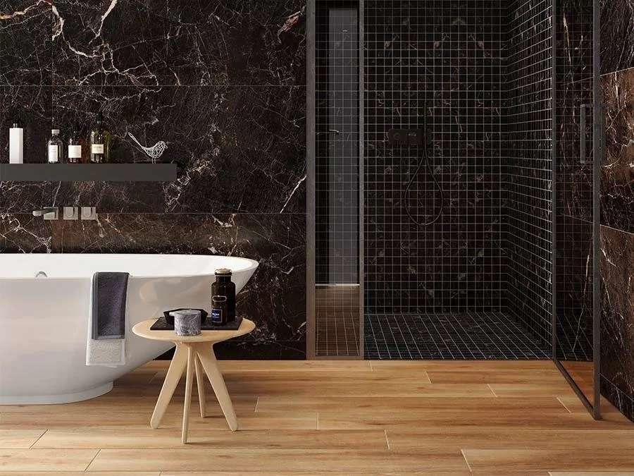 Dlažba a obklady do koupelny Java Brown- BauMax / Inspirace / BAUMAX.CZ ...