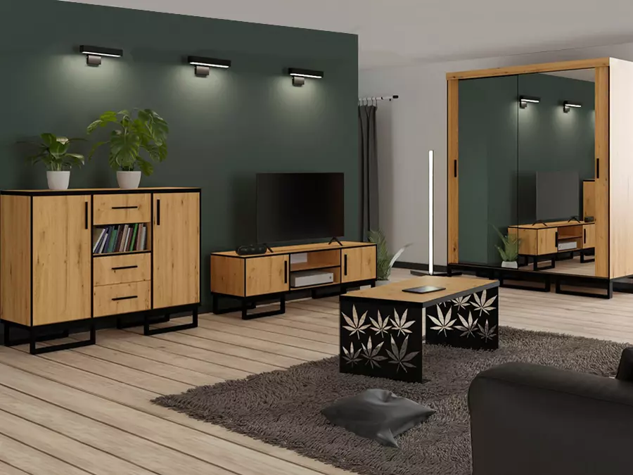 Nábytek do obývacího pokoje Oslo II- BauMax / Inspirace / BAUMAX.CZ ...