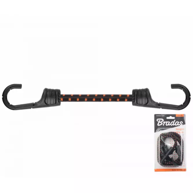 Upínací guma s PVC háky Bungee Cord Hook 2 ks x 100 cm / BAUMAX