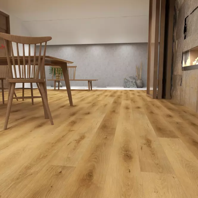 Vinylová podlaha SPC Dub Oregon 4mm 0,3mm / BAUMAX