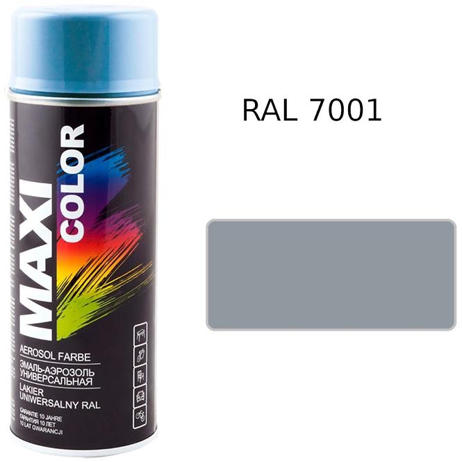 Sprej Maxi Color RAL7001 400ml / BAUMAX