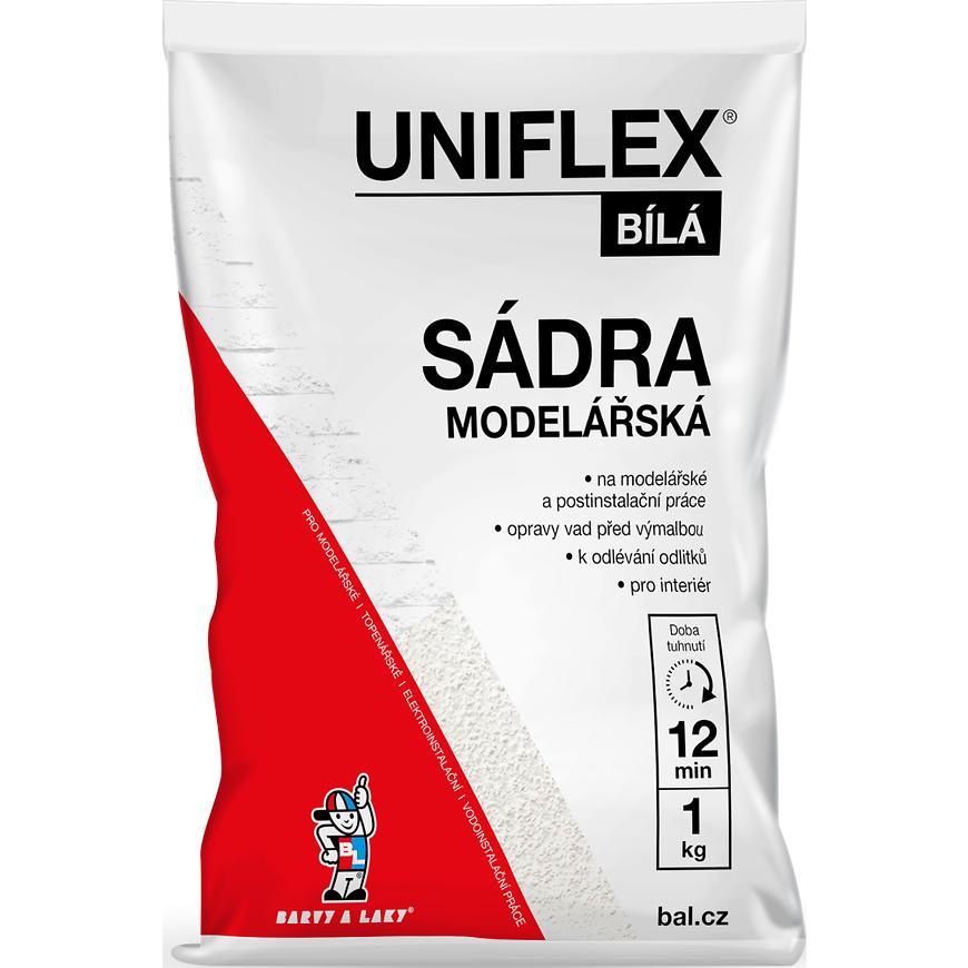 Sádra bílá 1kg / BAUMAX