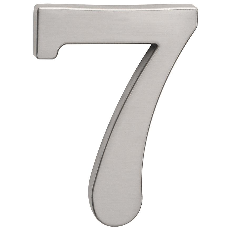 Cislo 3D nikl matny 7 / BAUMAX