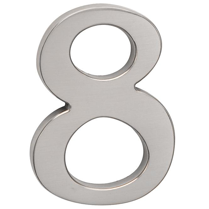 Cislo 3D nikl matny 8 / BAUMAX